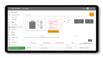 E-Ticket System | Paperless job ticket solution | Satisloh